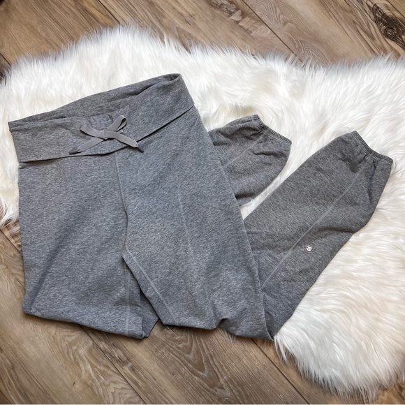 lululemon athletica | Pants & Jumpsuits | Lululemon Foldover Drawstring ...